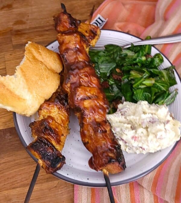 Puerto Rican Pinchos, Pork Kabobs | Girl Meets Fire