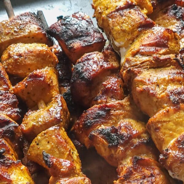 Pinchos de Cerdo, Puerto Rican Pork Kabobs | Girl Meets Fire