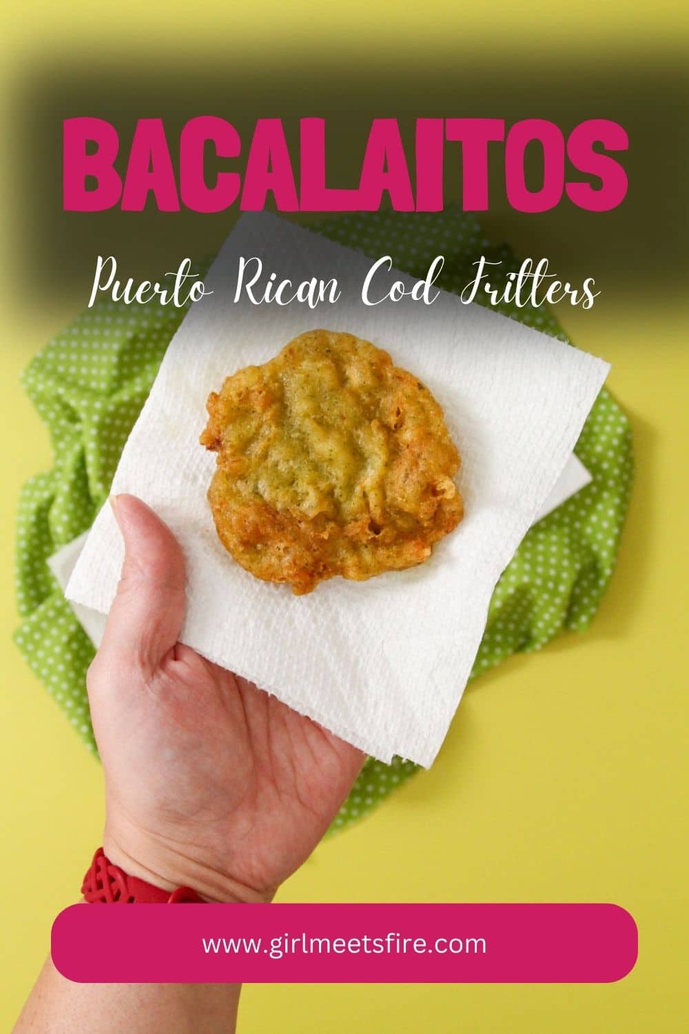Bacalaitos, Puerto Rican Cod Fritters | Girl Meets Fire